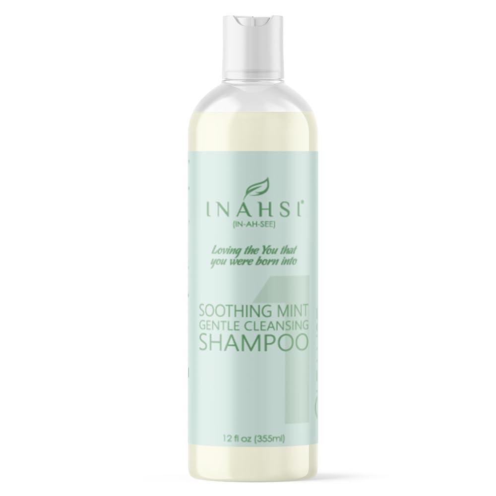 Inahsi Soothing Mint Gentle Cleansing Shampoo 12oz – Kinks & Curls Boutique